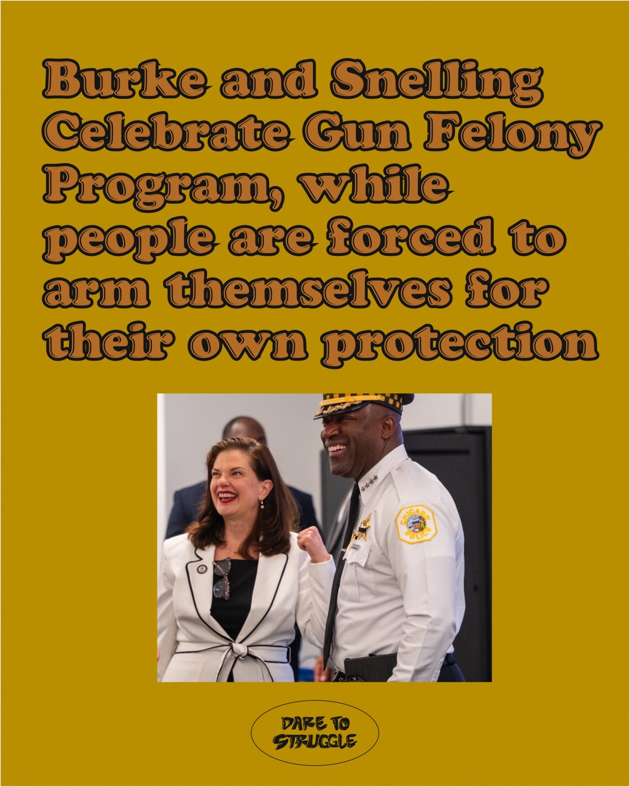 Burke and Snelling celebrate gun felony program, while people are ...
